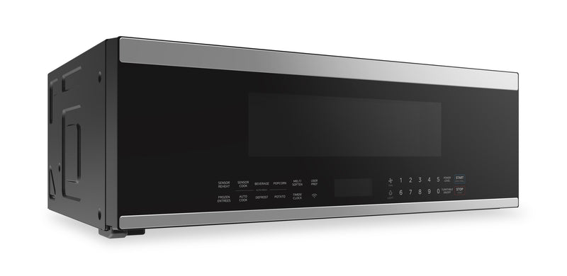 Midea 1.2 Cu. Ft. Slim Over-the-Range Microwave with 400 CFM - Stainle | MN