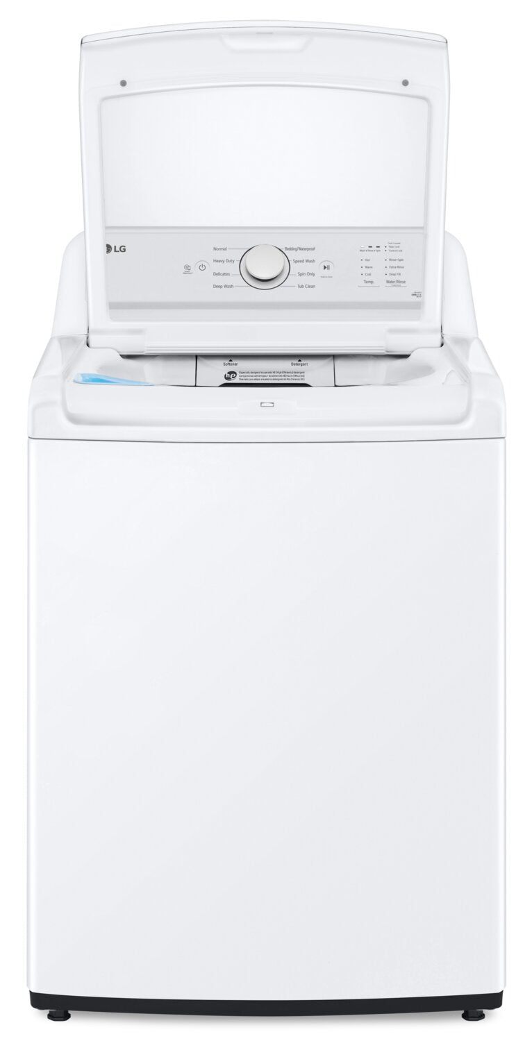 LG 4.8 Cu. Ft. Top-Load High-Efficiency Washer - White - WT6105CW | La | MN