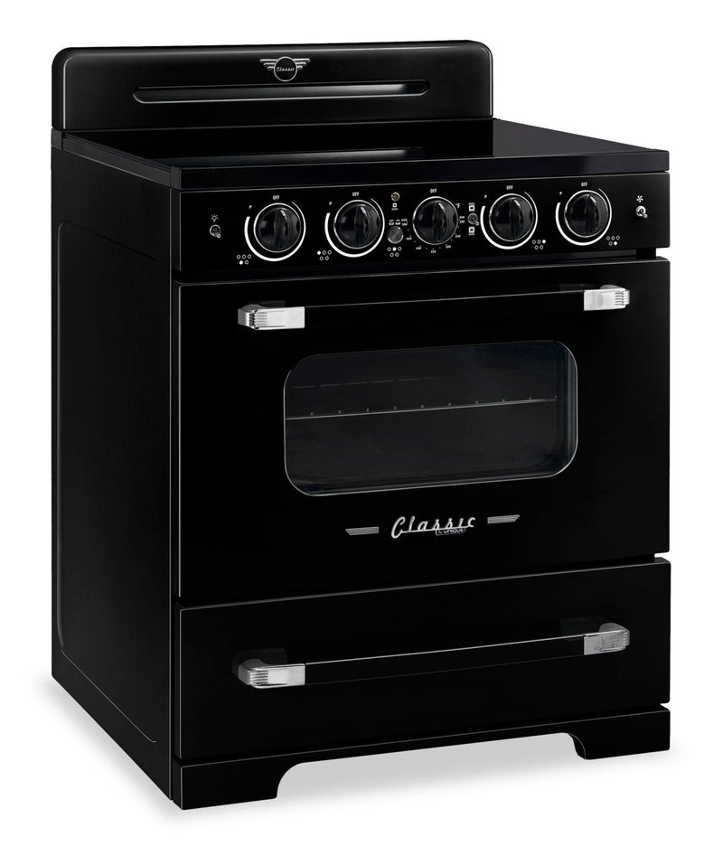Classic Retro by Unique 30" 3.9 Cu. Ft. Induction Range - Midnight Bla | MN