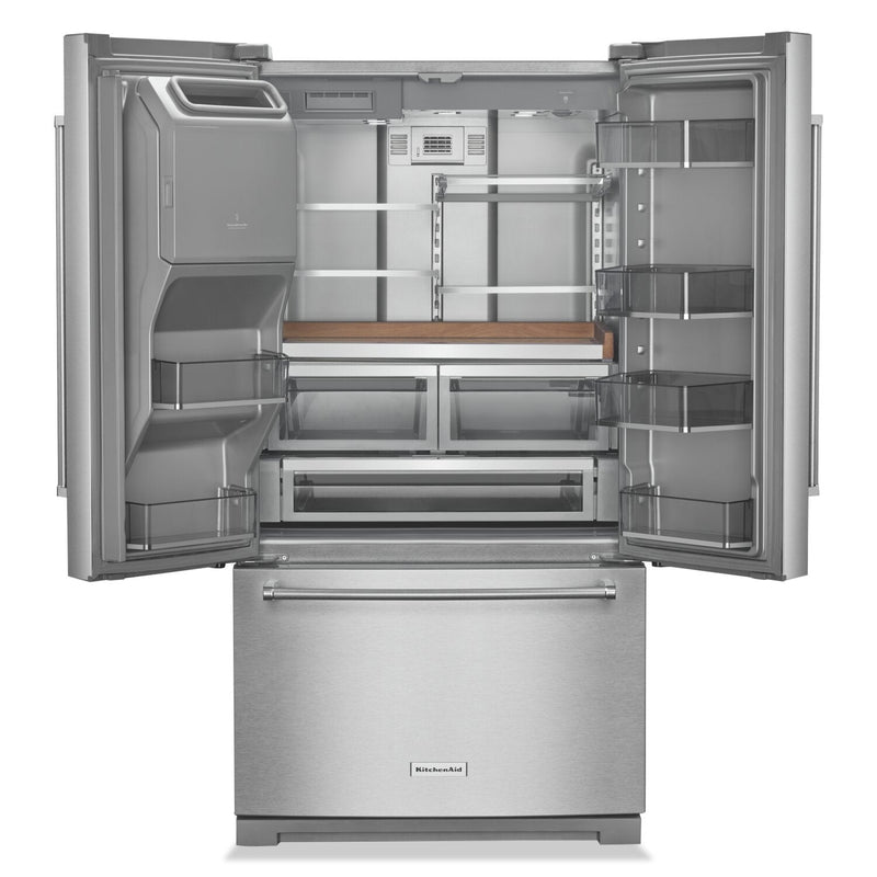 KitchenAid 36" 26.8 Cu. Ft. French-Door Refrigerator - Stainless Steel | MN
